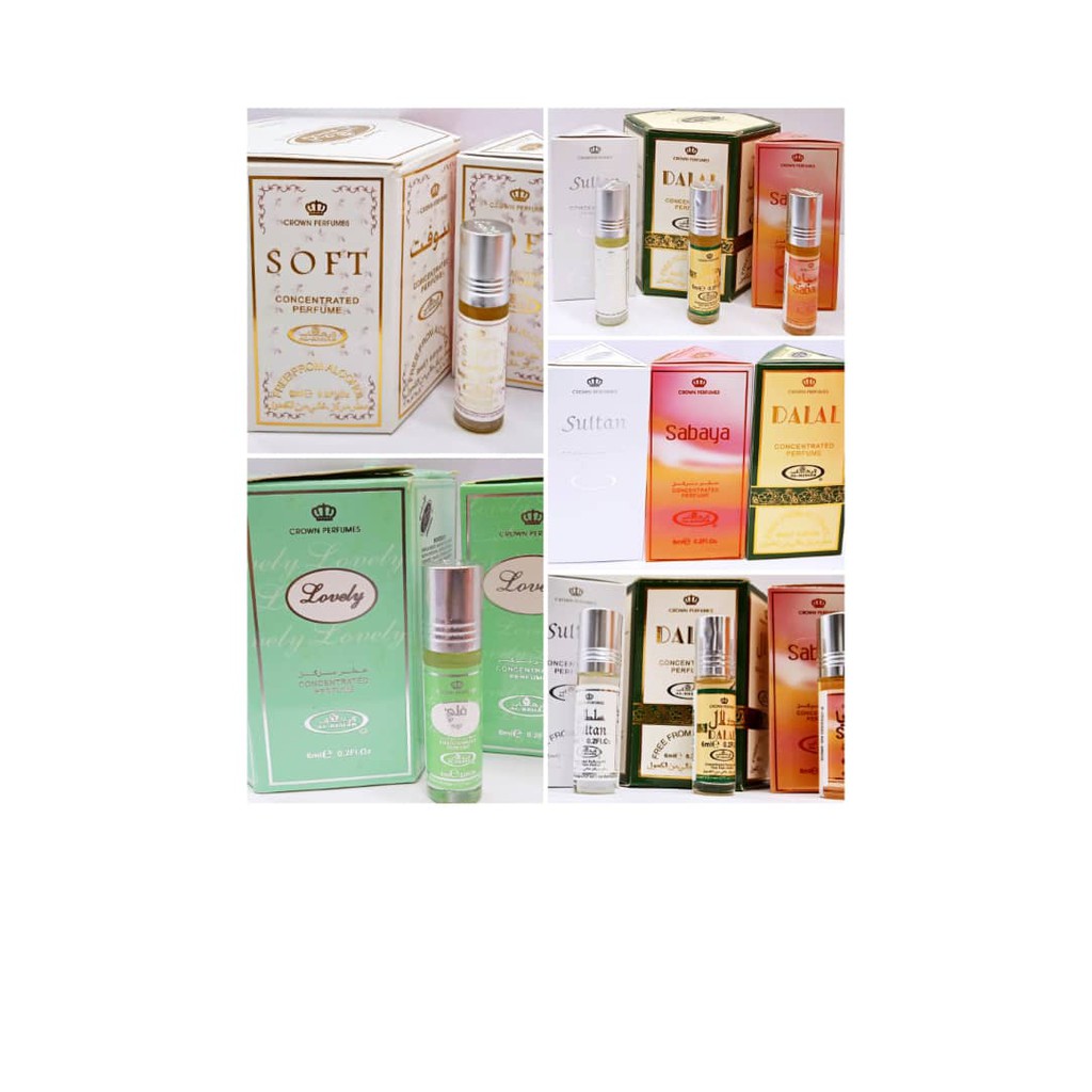 Crown Perfumes Susan, Dalal, Khalyi, Choco Musk, Aroosah And Soft No ...