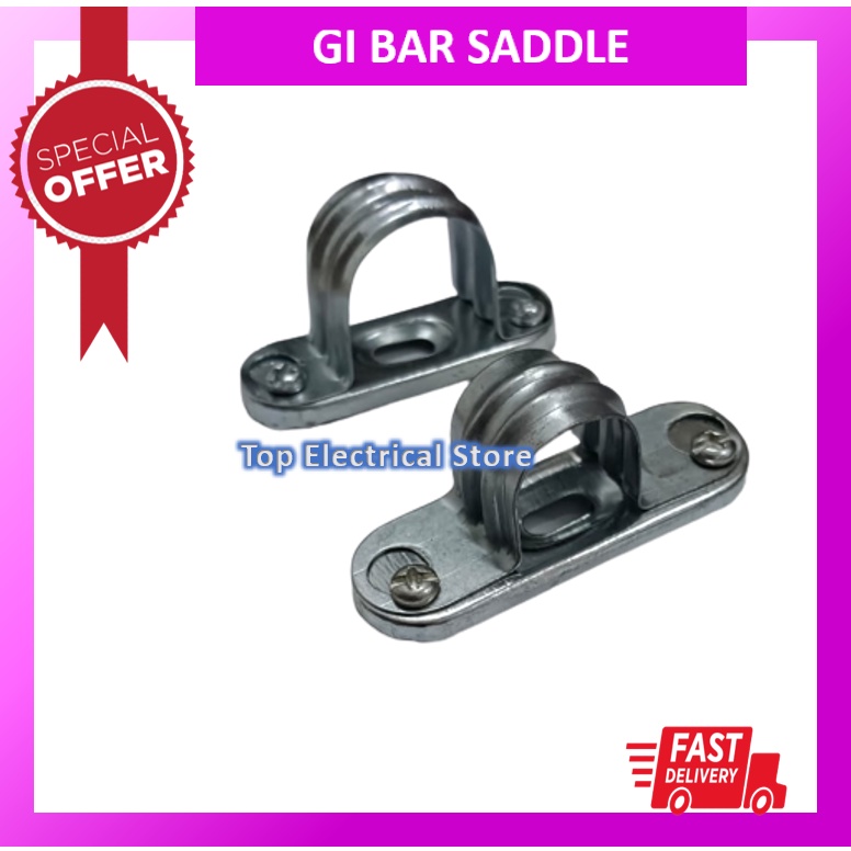GI BAR SADDLE 3/4'' 1'' FOR GI CONDUIT PIPE | Shopee Malaysia