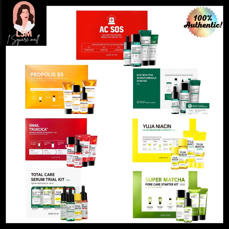 (SOMEBYMI) Some By Mi Starter Kit/ Trial Kit- Miracle/ SOS / Yuja ...