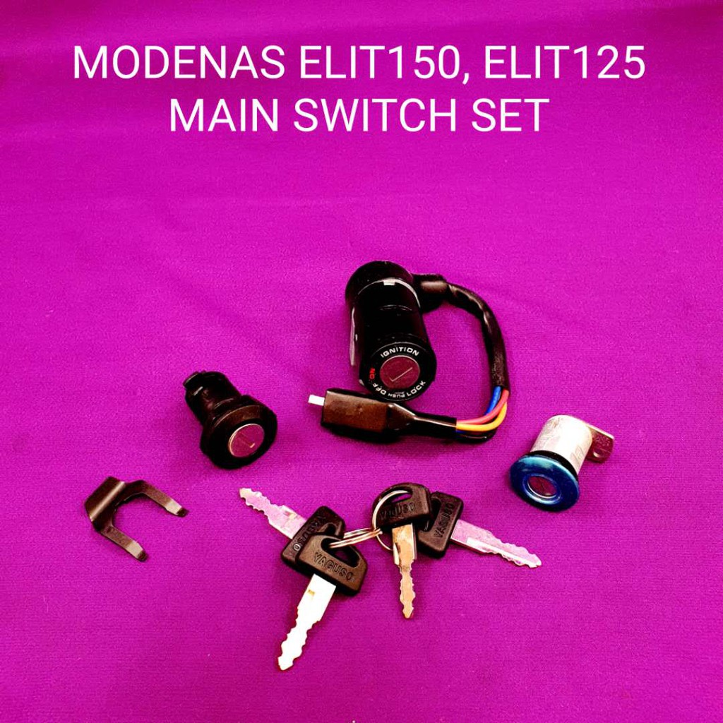 ELIT150 ELIT125 MODENAS MAIN SWITCH KEY SET - MT50 | Shopee Malaysia
