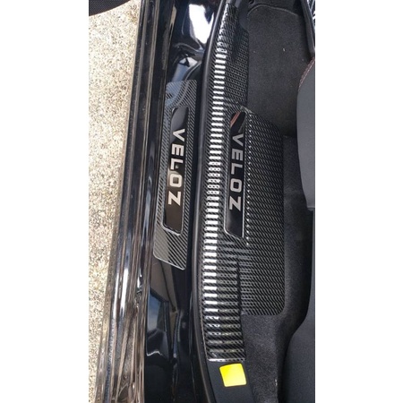 Toyota Veloz Silver Carbon And Titanium Finishing Sill Plates Side ...
