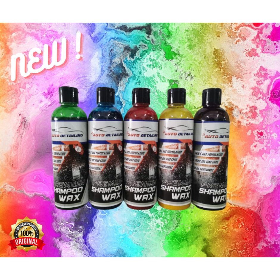 Colour Snow Shampoo 400ml Snow Wash Car Shampoo Wash & Shine | Shopee ...