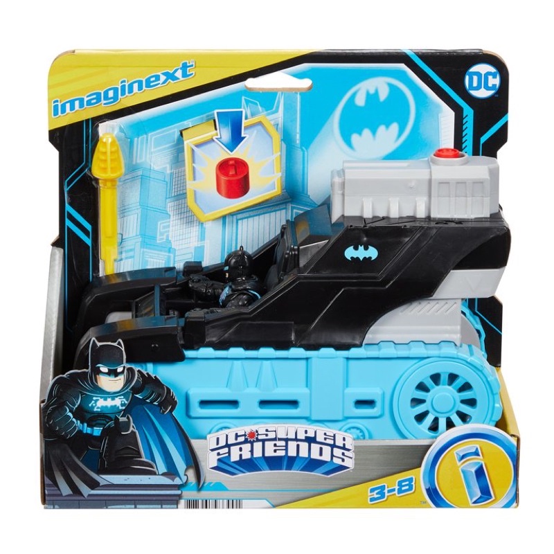 Fisher-Price Imaginext DC Super Friends Bat-Tech Tank & Batman Figure ...