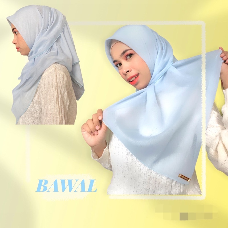 Tudung Bawal with LABEL 🧕🏻ALMUBIN SCARF 🔥 | Shopee Malaysia
