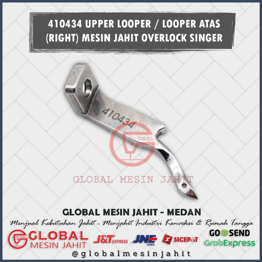 MESIN 410434 Upper LOOPER / TOP LOOPER (RIGHT) SINGER OVERLOCK SEWING ...