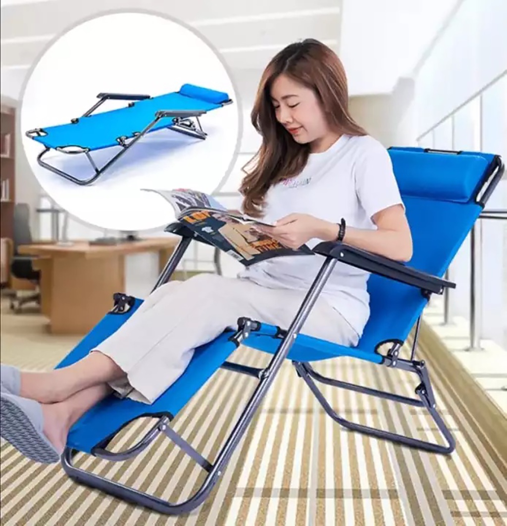 QuickBuy LC006 Lazy Chair Foldable Chair Lunch Chair Single Chair Can ...
