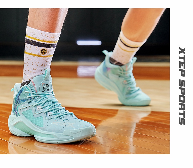 XTEP Men Basketball Shoes Support Fashion Wear-Resistant Comfortable ...