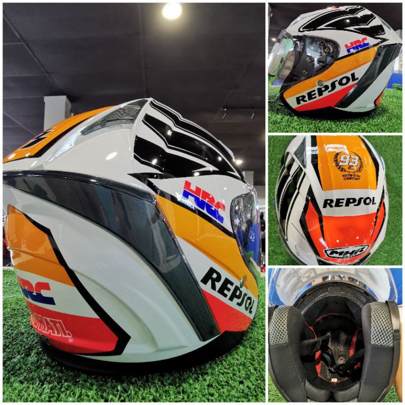 MHR Beatz OF622 World Champion Honda Repsol Helmet MHR HELMET ORIGINAL ...