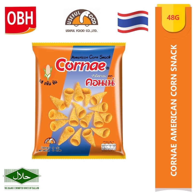 Cornae American Corn Snack / Cornae American Corn Snack With Seaweed / Paprika Potato Snack ...