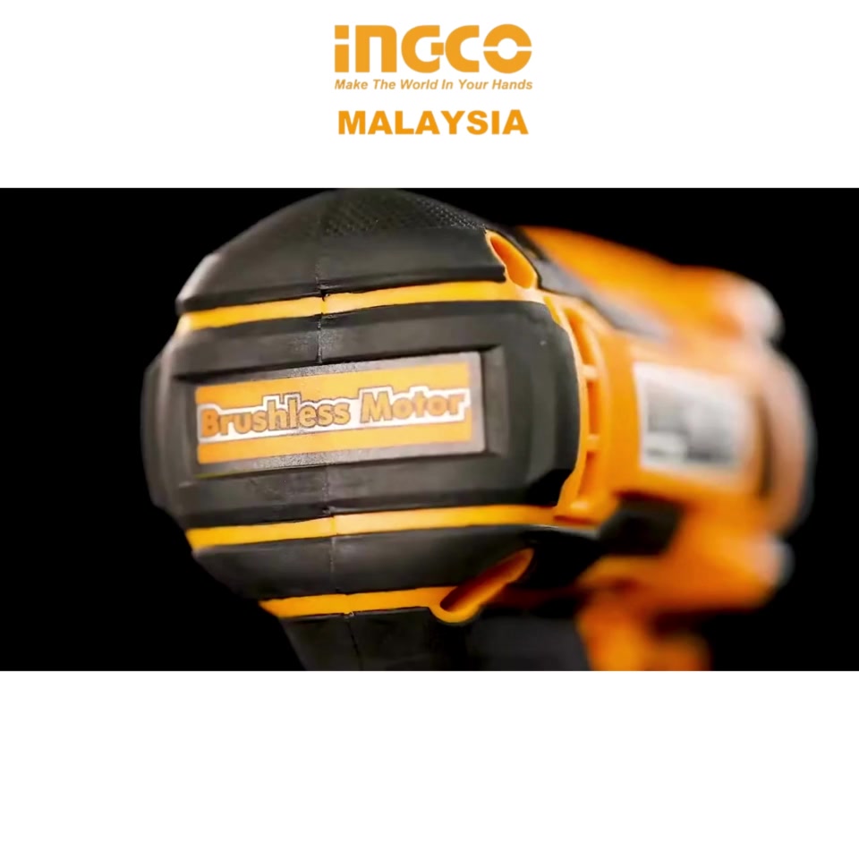 INGCO 20V Lithium-ion Cordless Battery Impact Wrench CIWLI2001 with ...