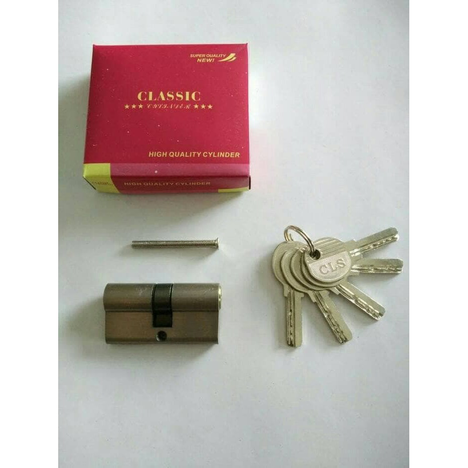 Classic 60mm Door Cylinder Lock (Computer Key) | Shopee Malaysia