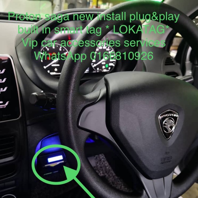 Proton saga new built in smart tag *lokatag* (free installation ...