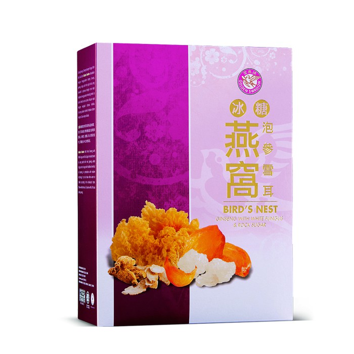 COSWAY Golden Swallow Bird’s Nest, Ginseng with White Fungus & Rock ...