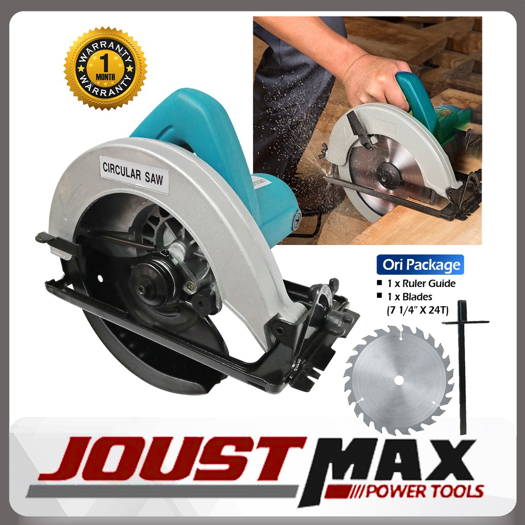 7 1/4” CIRCULAR SAW 185MM WOOD CUTTER CUTTING SAW MACHINE 5806B ...