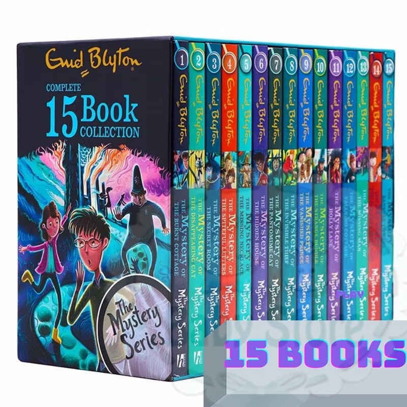 Enid Blyton Mystery Series Complete Collection Set of 15 Books | Shopee ...
