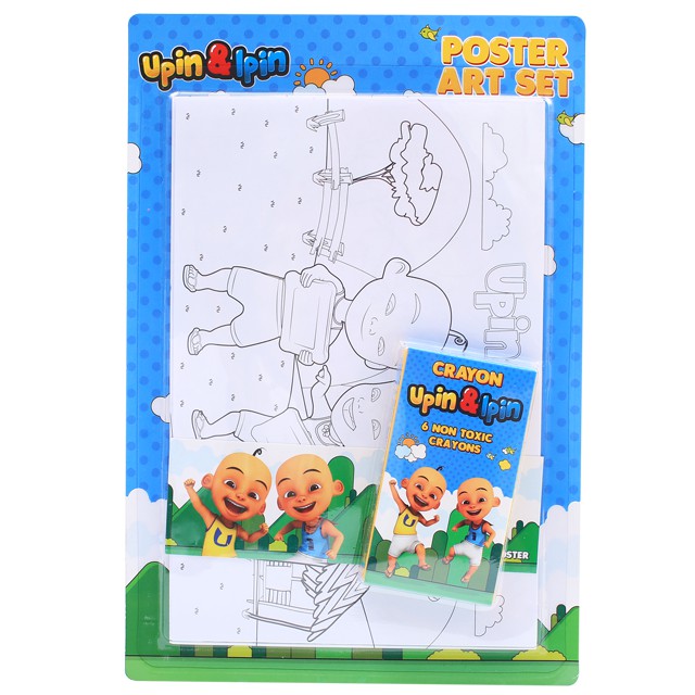 Upin Ipin Poster Art Set/ Poster Art Upin Ipin | Shopee Malaysia