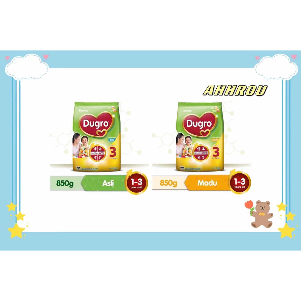 DUMEX DUGRO 3 ASLI/MADU 850G | Shopee Malaysia