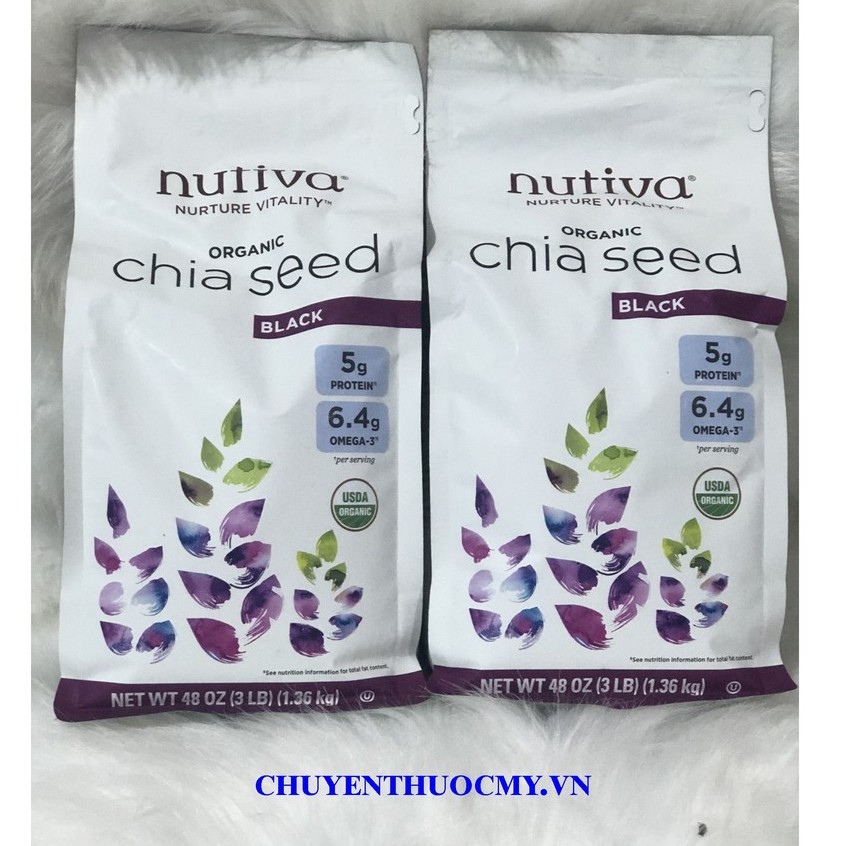 Nutiva CHIA SEEDS PACKAGE 1,36 KG AMERICAN GOODS | Shopee Malaysia