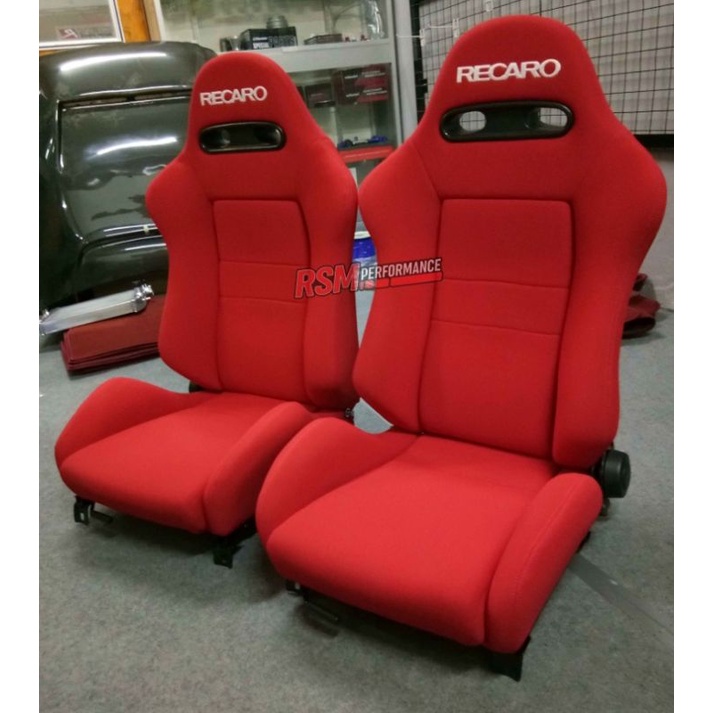 recaro sr4 red merah kain flannel made in Thailand 🇹🇭 | Shopee Malaysia