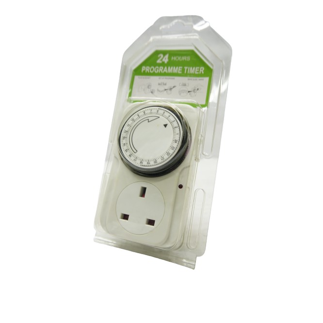 24 Hours Programme Timer Power Controller Socket (1pc) | Shopee Malaysia