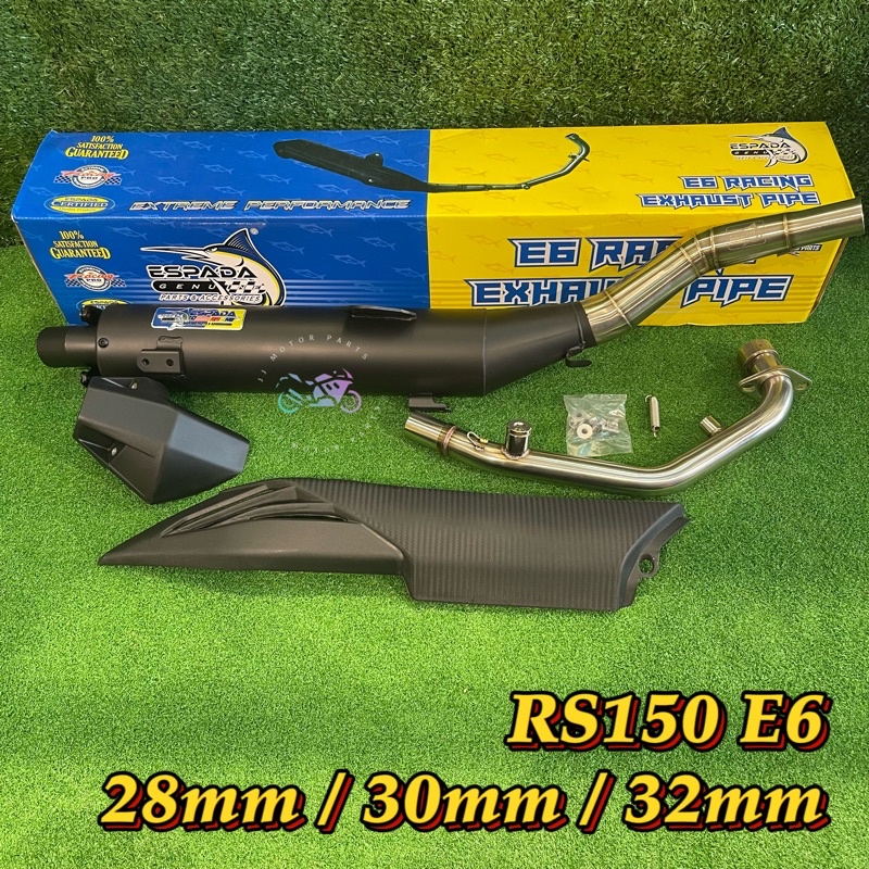 Espada Racing Exhaust Std Cutting 100% Original Ekzos Pipe E4 E5 V5 E6 E7 LC135 / Y15ZR / Y16ZR ...