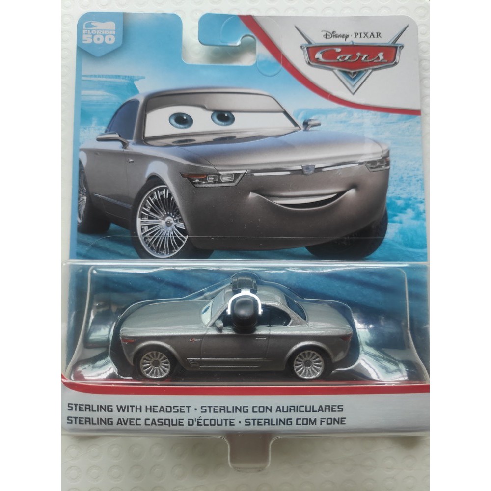 Disney / Pixar Cars Cars 3 Florida 500 Sterling with headset Diecast ...