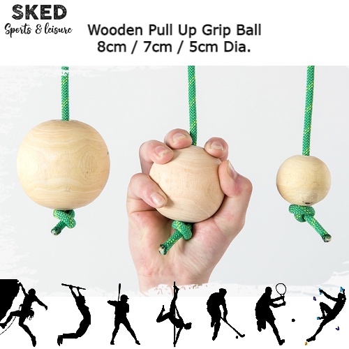 SKED Grip Training Hand Gripper Ball (1Pc) 5cm/7cm/8cm Dia for Pull Up ...