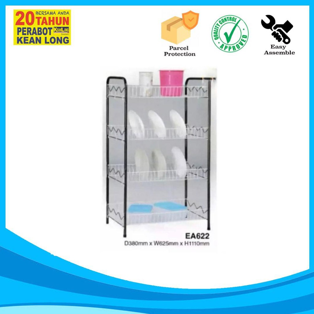 KLSB Rak Pinggan Besi / / Rak Ringgan / Rak Pinggan Serbaguna / Rack ...