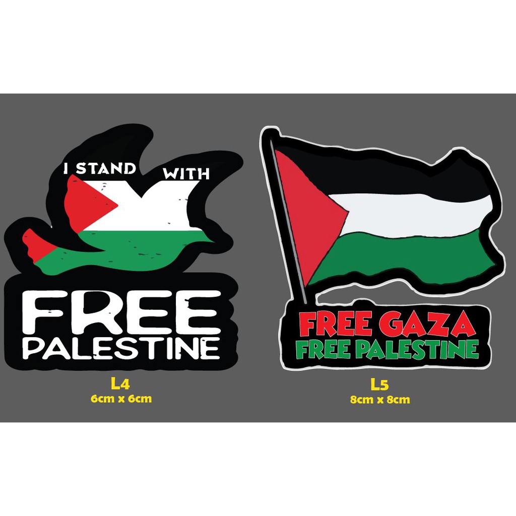 Stiker Palestin Free Gaza | Shopee Malaysia
