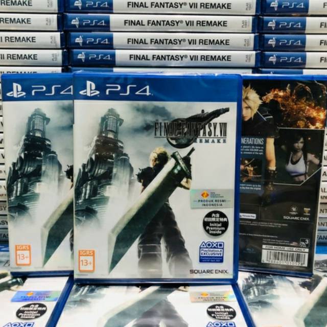 Ps4 Game Final Fantasy 7 Remake FF7 FFVII Remake | Shopee Malaysia