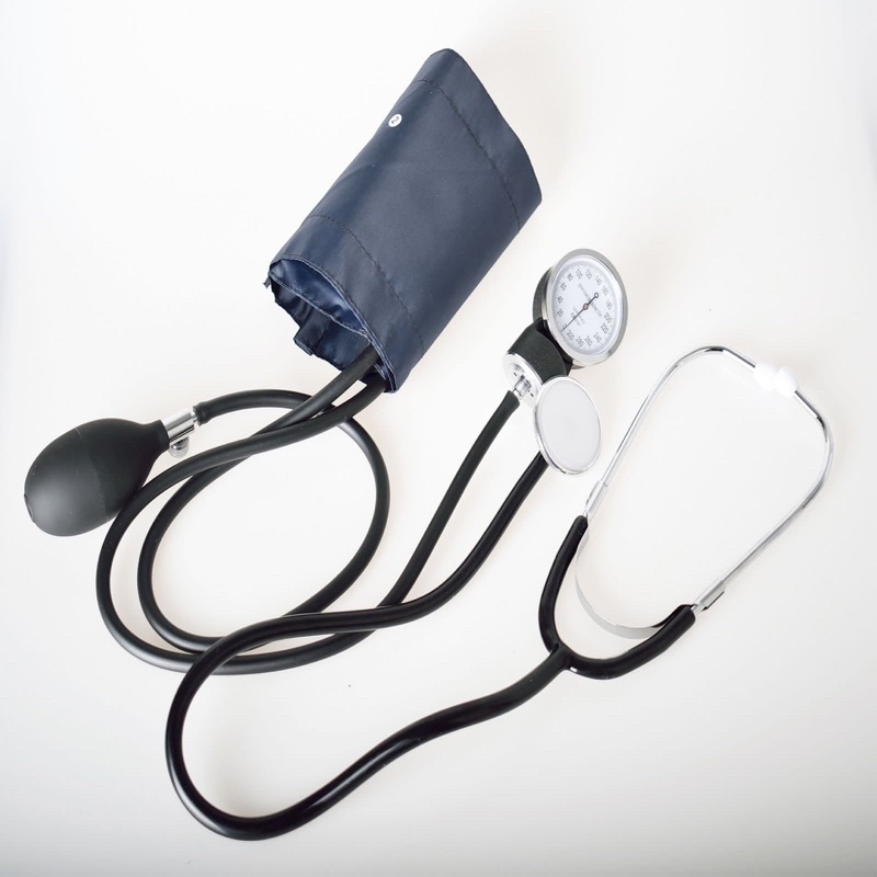 Aneroid manual Stethoscope & Blood Pressure Monitor Sphygmomanometer ...
