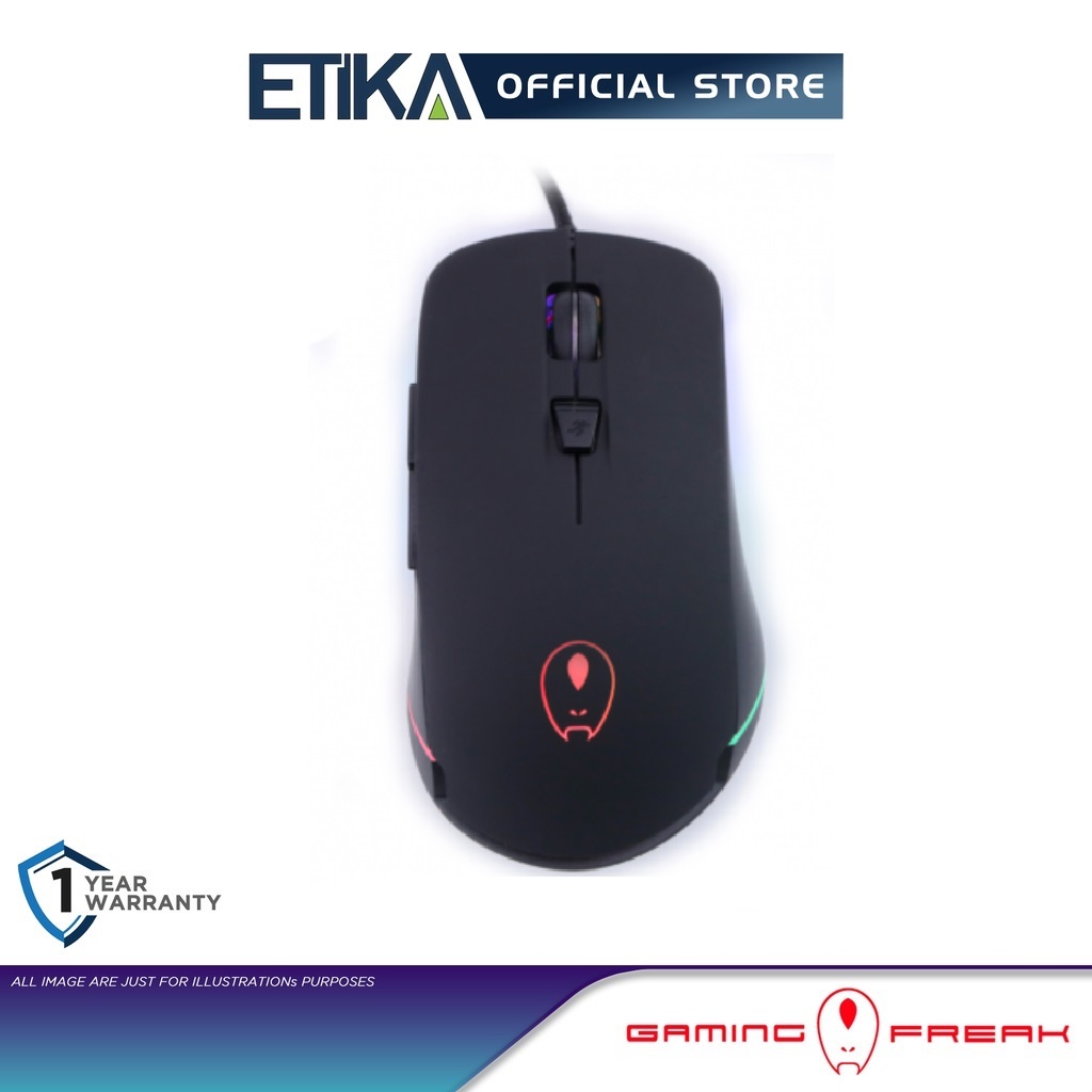 Gaming Freak RR8 Bane | Wired RGB Lighting Gaming Mouse | Upto 3200dpi ...