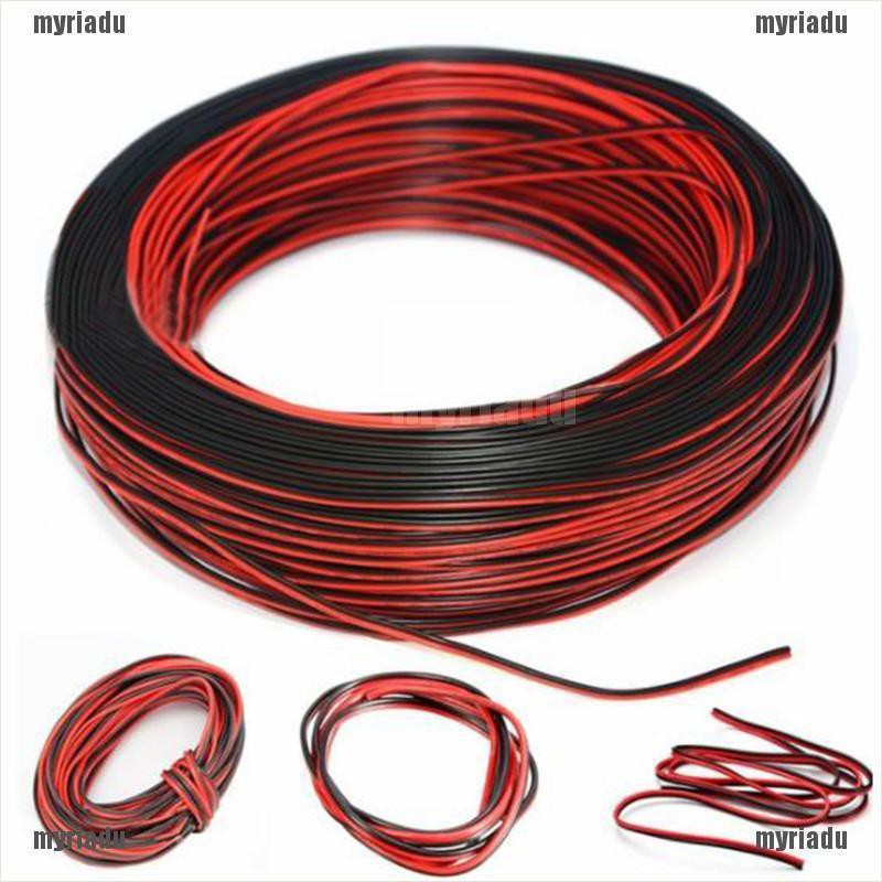 MRU2Pin 10m Cars Motorcycle Electric Wire Cable Red/Black Connector For ...