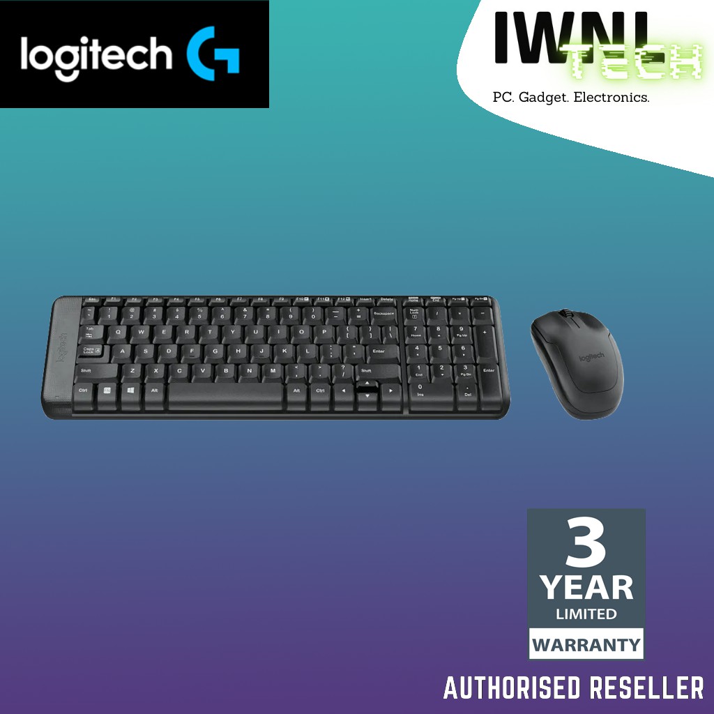 Logitech Mk220 Wireless Keyboard And Mouse Combo Shopee Malaysia