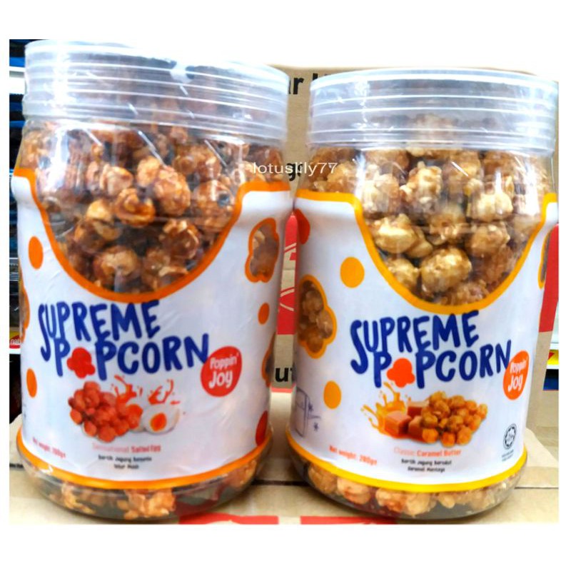 Supreme Popcorn Salted Egg / Caramel Butter / Dark Chocolate | Bertih ...