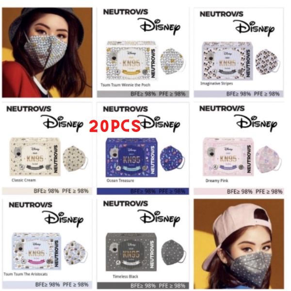 [AUTHENTIC] NEUTROVIS KN95 RESPIRATOR FACE MASK FOR ADULT 20'S WITH ...