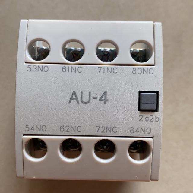 LS AU4 Auxiliary Contact Metasol, Front Mounted 4 Pole 2NO 2NC | Shopee ...