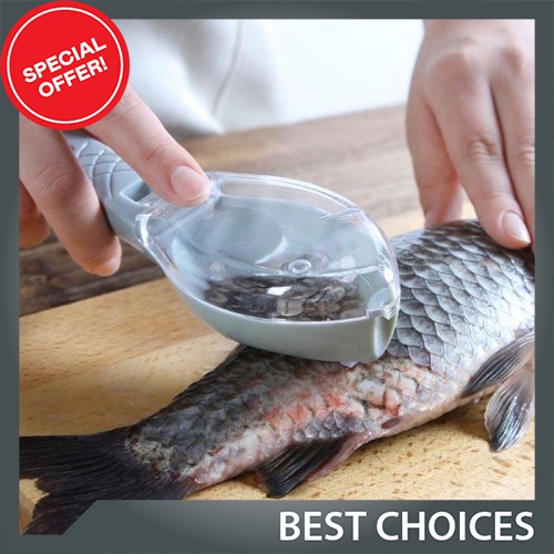 BEST SELLER [ Local Ready Stocks ] Kitchen Tools Fish Scales Remover ...