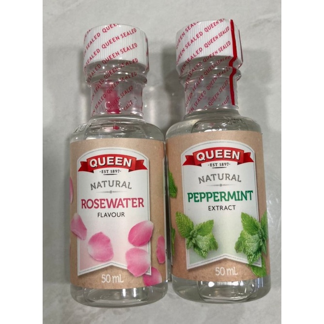 Queen Natural Rosewater Essence / Peppermint 50ml | Shopee Malaysia