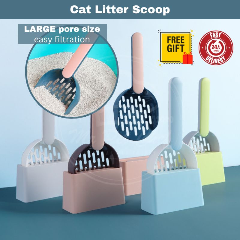Cat Litter Scoop Kucing Cat Scoop Litter With Stand Scope Cat Toilet ...