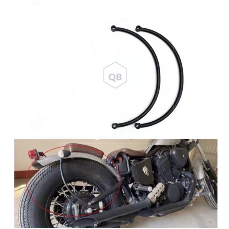 Motorcycle Custom Rear Fender Mounting Chopper Bobber Jaguh Virago ...
