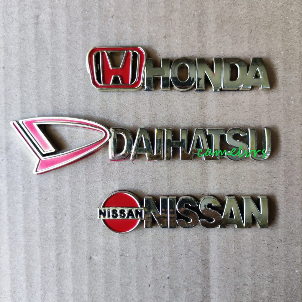 Honda Daihatsu Nissan Logo Emblim | Shopee Malaysia