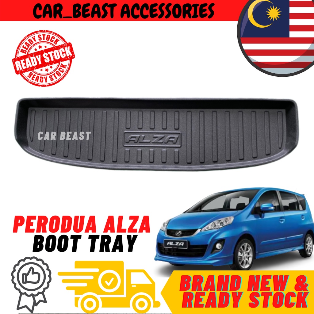 🔥 PERODUA ALZA 🔥 PCT OEM BOOT TRAY /LUGGAGE TRAY Non Slip Rear Trunk ...