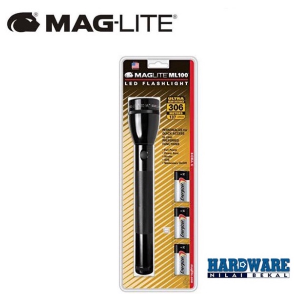 MAGLite ML100 3C Cell LED Flashlight | Shopee Malaysia