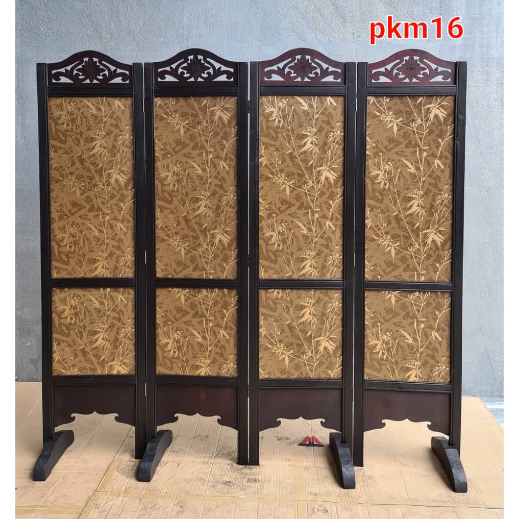 Partition Kayu / Pembahagi Ruang Kayu Original / Space divider | Shopee ...