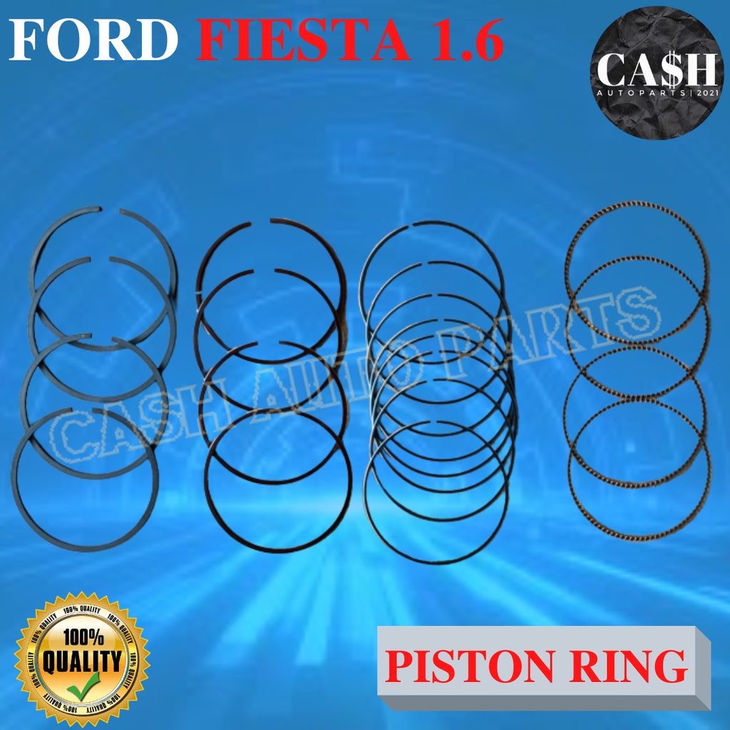 FORD FIESTA 1.6 ENGINE PISTON RING (STD) 0.00MM | Shopee Malaysia