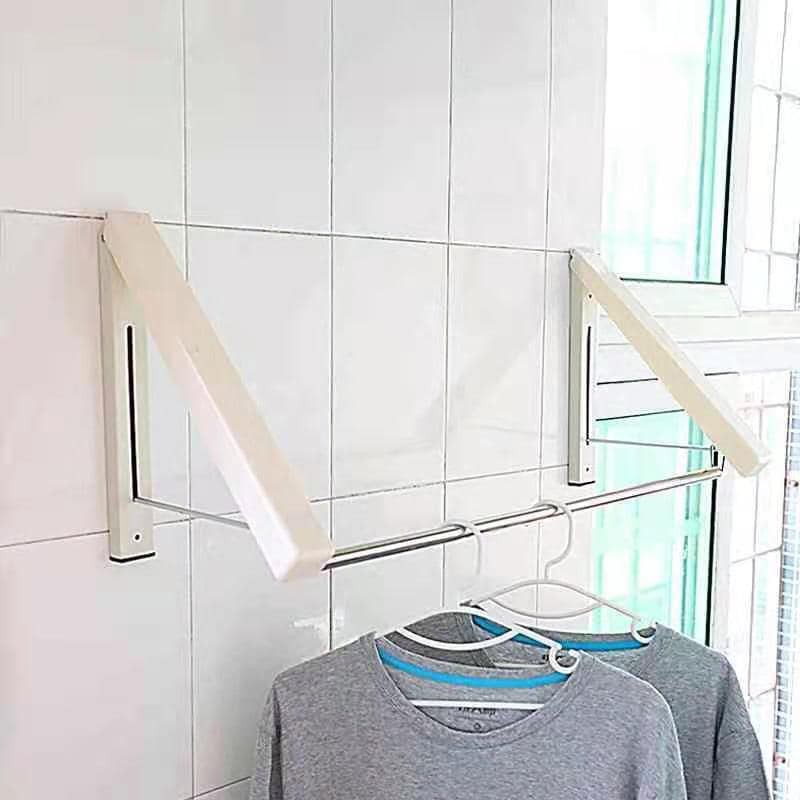 Invisible Hanger Wall-mounted Bathroom Clothes Rack Wall-mounted ...