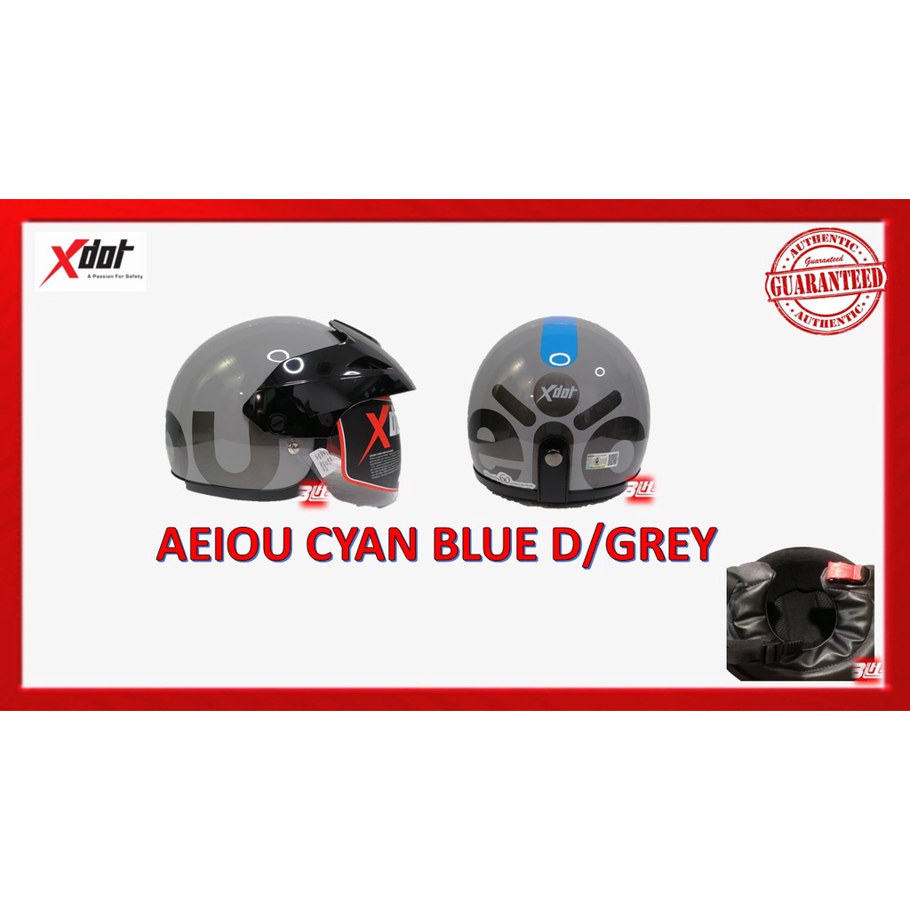 HELMET Xdot G118 Steng with visor SIRIM APPROVE with CLIP 60cm L SIZE X ...