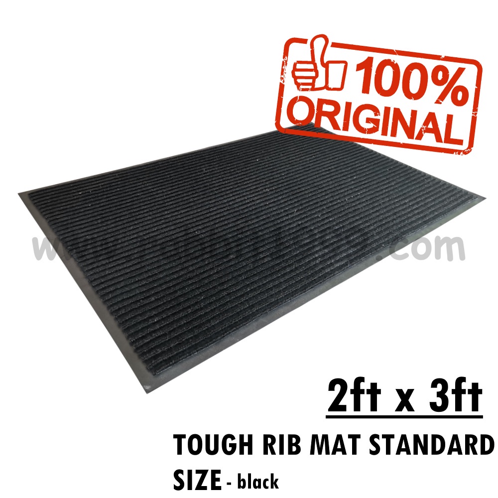 TOUGH RIB MATS - 2' x 3' - RIBBED CARPET MAT / NEEDLE RIB MAT / RIB MAT ...