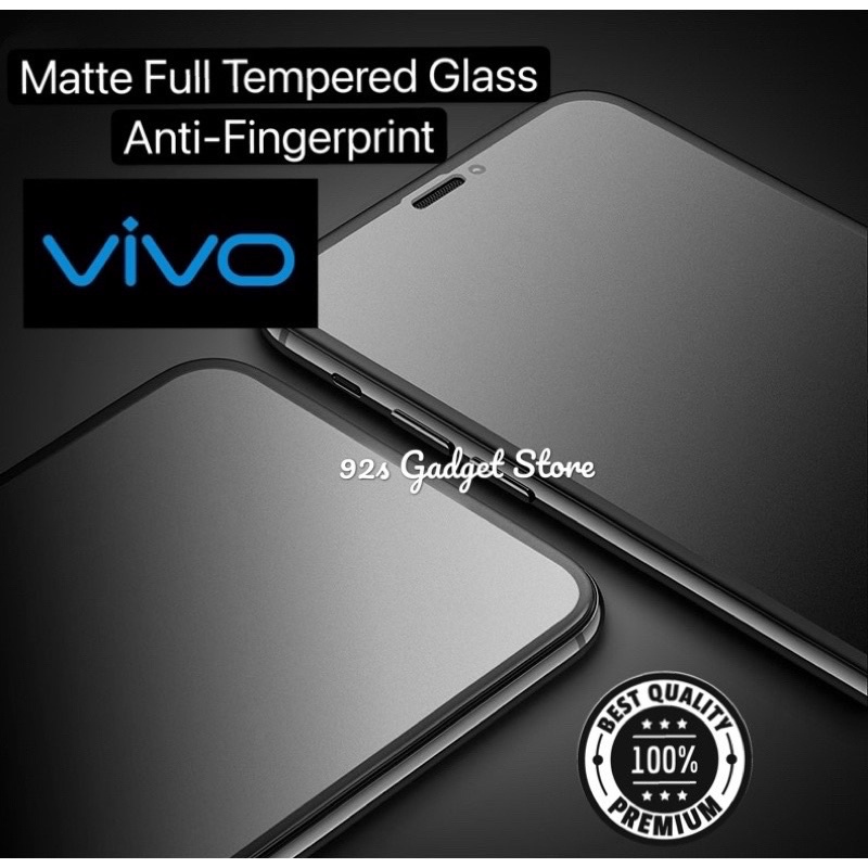 VIVO V27E/V25/V25E/V23/V23E/V21/V21E Matte Privacy AG Matte Full Tempered Glass Screen Protector ...